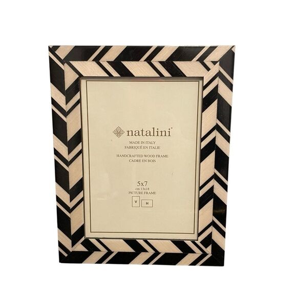 Natalini | Accents | Natalinimade In Italy Black And White Wood Picture ...